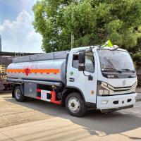 China Design Mini Dongfeng 5 Ton 4x2 Fuel Oil Tanker Truck Edible Vegetable Kitchen Oil Delivery for sale