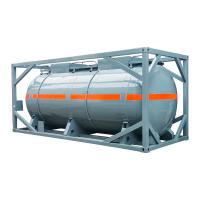 China 20 Feet Aluminum HCL ISO Tank Container Internal Dimensions 6058mm*2438mm*2591mm for sale