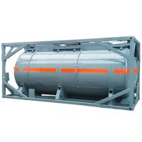 China 20 Feet Aluminum HCL ISO Tank Container Internal Dimensions 6058mm*2438mm*2591mm for sale