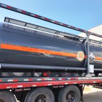 China 30 Feet ISO Tank Container Carbon Steel For Chemical Liquid Oil Gas Storage Transport for sale