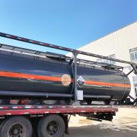 China 30 Feet ISO Tank Container Carbon Steel For Chemical Liquid Oil Gas Storage Transport for sale