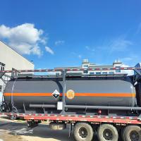 China 30 Feet ISO Tank Container Carbon Steel For Chemical Liquid Oil Gas Storage Transport for sale