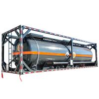 China 30 Feet ISO Tank Container Carbon Steel For Chemical Liquid Oil Gas Storage Transport for sale