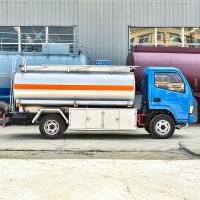 China Left Hand Drive Dongfeng 6000 Liter Small 4X2 Fuel Oil Tanker Truck Bowser Dispenser for sale