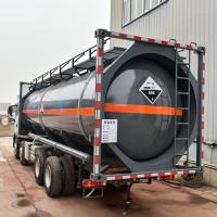 China 22KL ISO Tank 20 Feet 30FT Shipping Storage Tanker Container For Chemical Liquid Transport for sale