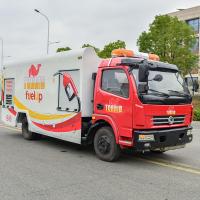 China 4-6L Engine Dongfeng Ghana Mobile 4X2 Fuel Oil Tanker Truck Dispenser Transport Vehicle for sale