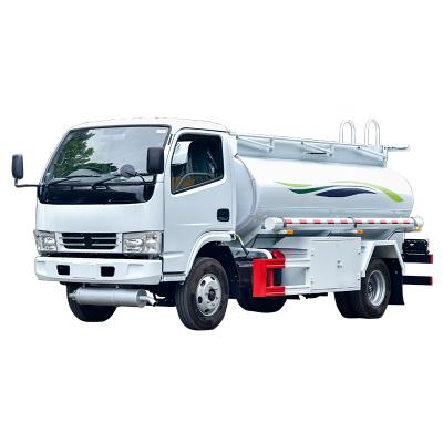 China Oil Storage Mini Mobile 5000 Liter 4X2 Fuel Oil Tanker Truck Refueling Transport Vehicle for sale