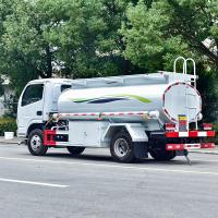 China Oil Storage Mini Mobile 5000 Liter 4X2 Fuel Oil Tanker Truck Refueling Transport Vehicle for sale