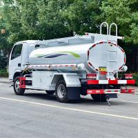 China Oil Storage Mini Mobile 5000 Liter 4X2 Fuel Oil Tanker Truck Refueling Transport Vehicle for sale