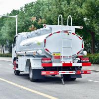 China Oil Storage Mini Mobile 5000 Liter 4X2 Fuel Oil Tanker Truck Refueling Transport Vehicle for sale