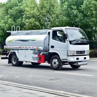China Oil Storage Mini Mobile 5000 Liter 4X2 Fuel Oil Tanker Truck Refueling Transport Vehicle for sale