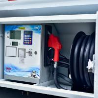 China Left Hand Drive Small Mobile 4X2 Fuel Oil Tanker Truck Yuchai Engine 5-10T GVW Transport for sale
