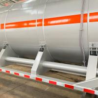 China 30FT Chemical Transportation Tank Container 9125mm*2438mm*2591mm Dimensions for sale