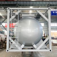 China 30FT Chemical Transportation Tank Container 9125mm*2438mm*2591mm Dimensions for sale