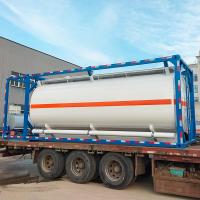 China 20ft ISO Tanker Container For Liquid Chemical Caustic Soda Length 20' Solution for sale