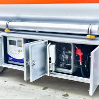 China 4-6L Engine Small Mobile 5000 Liters 4X2 Fuel Oil Tanker Truck Carbon Steel Transport for sale