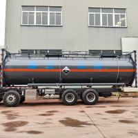China 30ft ISO Tank Transport 28000 Liters Carbon steel For Liquid Chemical for sale