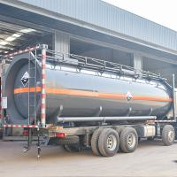 China 30ft ISO Tank Transport 28000 Liters Carbon steel For Liquid Chemical for sale