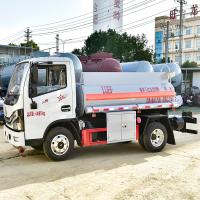 China 2000 Liters Carbon Steel Diesel Petrol Fuel Oil Tanker Truck Dispenser Transport Vehicle for sale