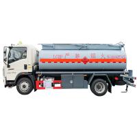 China Howo Mini 5000L 5CBM Carbon Steel Fuel Oil Tanker Truck Bowser Gasoline Transport Chassis for sale