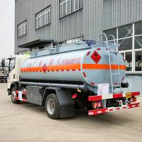 China Howo Mini 5000L 5CBM Carbon Steel Fuel Oil Tanker Truck Bowser Gasoline Transport Chassis for sale