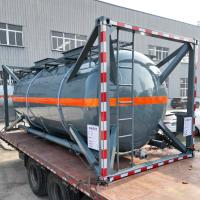 China 20 FT 40 FT ISO Tank Containers For Liquid Oxygen Nitrogen Transport for sale