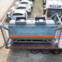 China 20 FT 40 FT ISO Tank Containers For Liquid Oxygen Nitrogen Transport for sale