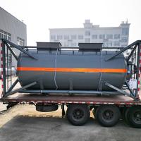 China 20 FT 40 FT ISO Tank Containers For Liquid Oxygen Nitrogen Transport for sale
