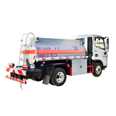 China 3 Ton Fuel Tank Tanker Truck 2-5 Cubic Meters Capacity Custom for sale