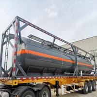 China ISO 20 30 40 FT Tank Container For Clorhidric Acid High Capacity 28000 Liters for sale