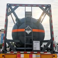 China ISO 20 30 40 FT Tank Container For Clorhidric Acid High Capacity 28000 Liters for sale