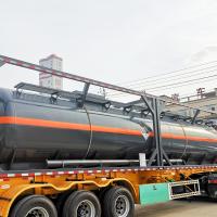 China ISO 20 30 40 FT Tank Container For Clorhidric Acid High Capacity 28000 Liters for sale