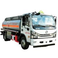China 4X2 Dongfeng 5000L Carbon Steel Fuel Oil Tanker Truck Nigeria Transport Vehicle Solution for sale
