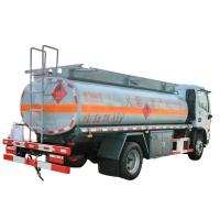 China 4X2 Dongfeng 5000L Carbon Steel Fuel Oil Tanker Truck Nigeria Transport Vehicle Solution for sale