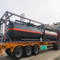 China 30ft Carbon Steel ISO Tank Container Fuel Gasoline Oil Tank Heavy Storage Tank Container for sale