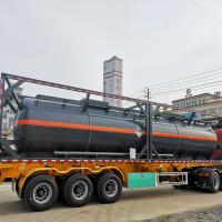 China 30ft Carbon Steel ISO Tank Container Fuel Gasoline Oil Tank Heavy Storage Tank Container for sale