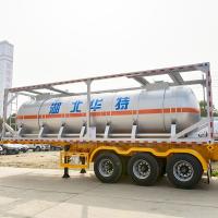 China Nitric Acid 98 Industrial ISO Tank Container 30FT 28000 liters High Capacity for sale