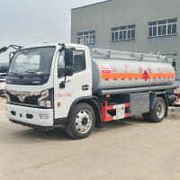 China DFAC Diesel 8000 Liters 4L-6L 4X2 Fuel Oil Tanker Truck Transport Vehicle Carbon Steel for sale