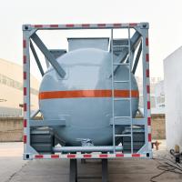 China 20ft 30ft Liquid ISO Tank Container 25000 - 28000 Litre Capacity Fuel Oil Tank Container for sale