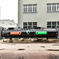 China HCL Acid Chemical Liquid ISO Tank Container 40ft External Dimensions 1219x2438x2591mm for sale