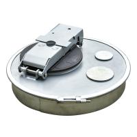 China 16 Inch Aluminum Alloy Clamped Manhole Cover For Fuel Tanker MAX Displacement 7000m3/M for sale
