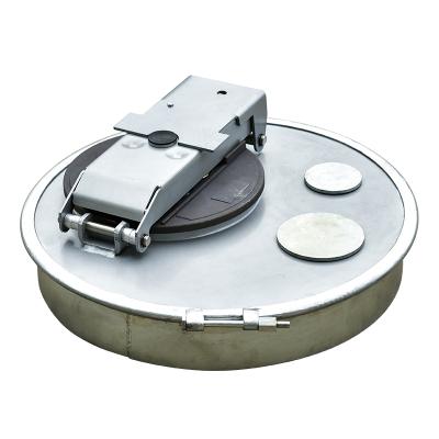 China 16 Inch Aluminum Alloy Clamped Manhole Cover For Fuel Tanker MAX Displacement 7000m3/M for sale
