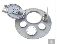 China 16 Inch Aluminum Alloy Clamped Manhole Cover For Fuel Tanker MAX Displacement 7000m3/M for sale