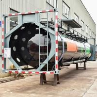 China High Capacity ISO Tank Container Standard 30000 Liters 40ft Oil Fuel Truck Tank for sale
