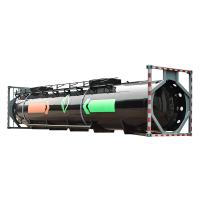 China 40 Foot ISO Tank Container For Chemical Liquid Crude Oil Diesel Gasoline Transport for sale