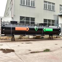 China 40 Foot ISO Tank Container For Chemical Liquid Crude Oil Diesel Gasoline Transport for sale