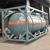China Aluminum 20 Foot ISO Tank Container With External Dimensions 6058mm*2438mm*2591mm for sale