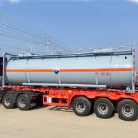 China 28000 Liters ISO Tank Container 20ft 30ft For Liquid Chemical Transportation for sale