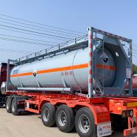 China 28000 Liters ISO Tank Container 20ft 30ft For Liquid Chemical Transportation for sale
