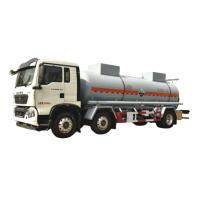China Custom Sinotruk 8X4 30000 Liters Aluminum Alloy Fuel Oil Tanker Truck Corrosion Resistant for sale